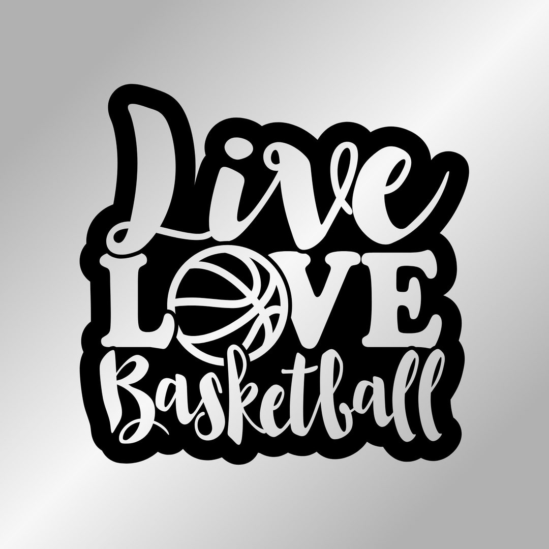 Live Love Basketball Decal - Etsy
