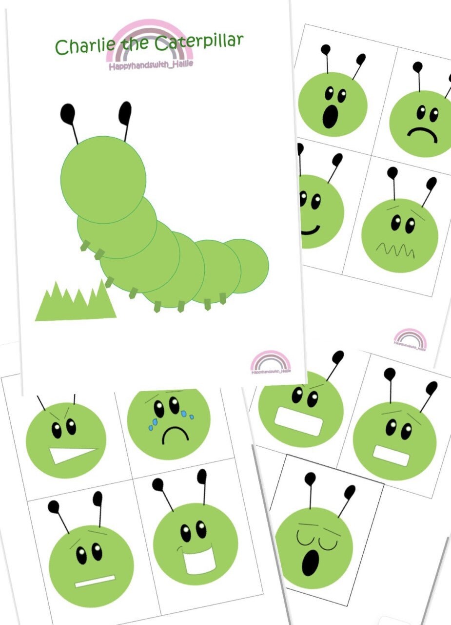 Charlie the Caterpillar Feelings Chart - Etsy