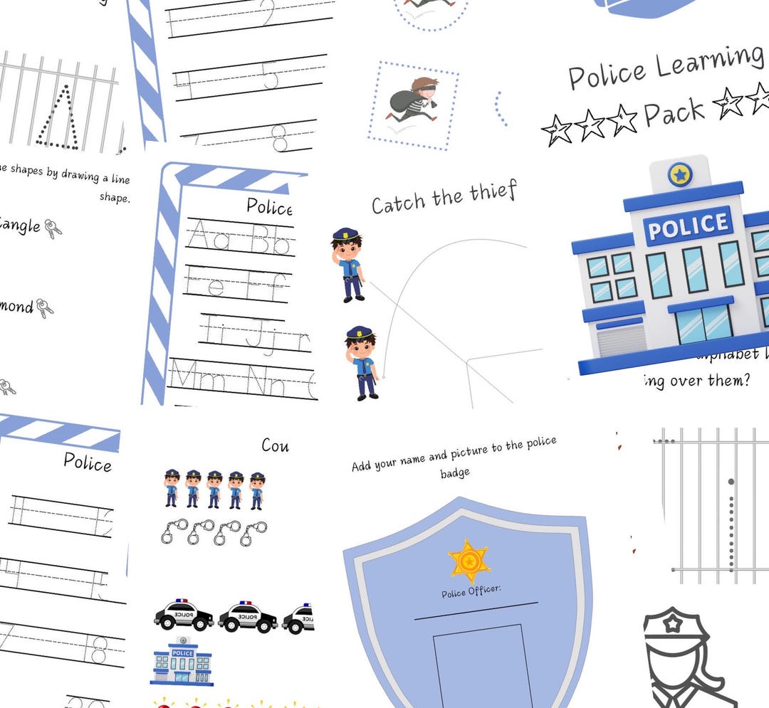 Police Learning Digital Download - Etsy