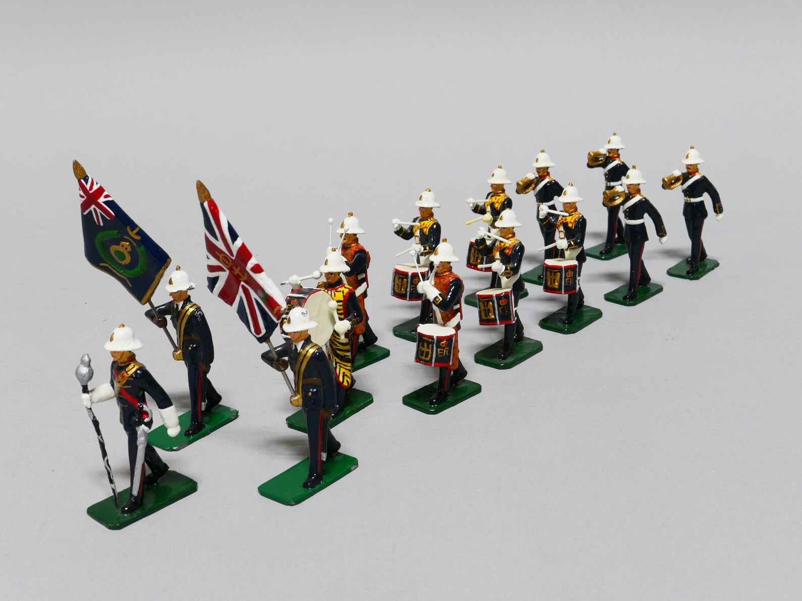Historical Toy Soldier Royal Marine Marching Band 14 Piece Set - Etsy