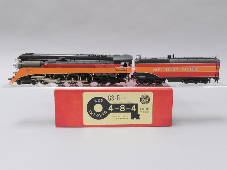 HO Brass Model Southern Pacific 4-8-4 GS-5 4458 Late Daylight - Etsy