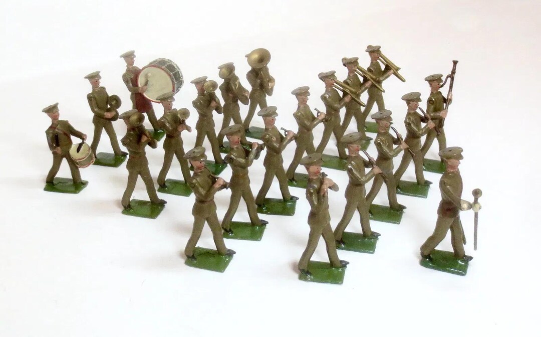 Wbritain Vintage Set 1301 USA Military Band Peak Caps - Etsy