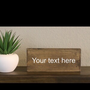 Custom Home Decor Sign Rustic Wood Sign Custom Decor - Etsy