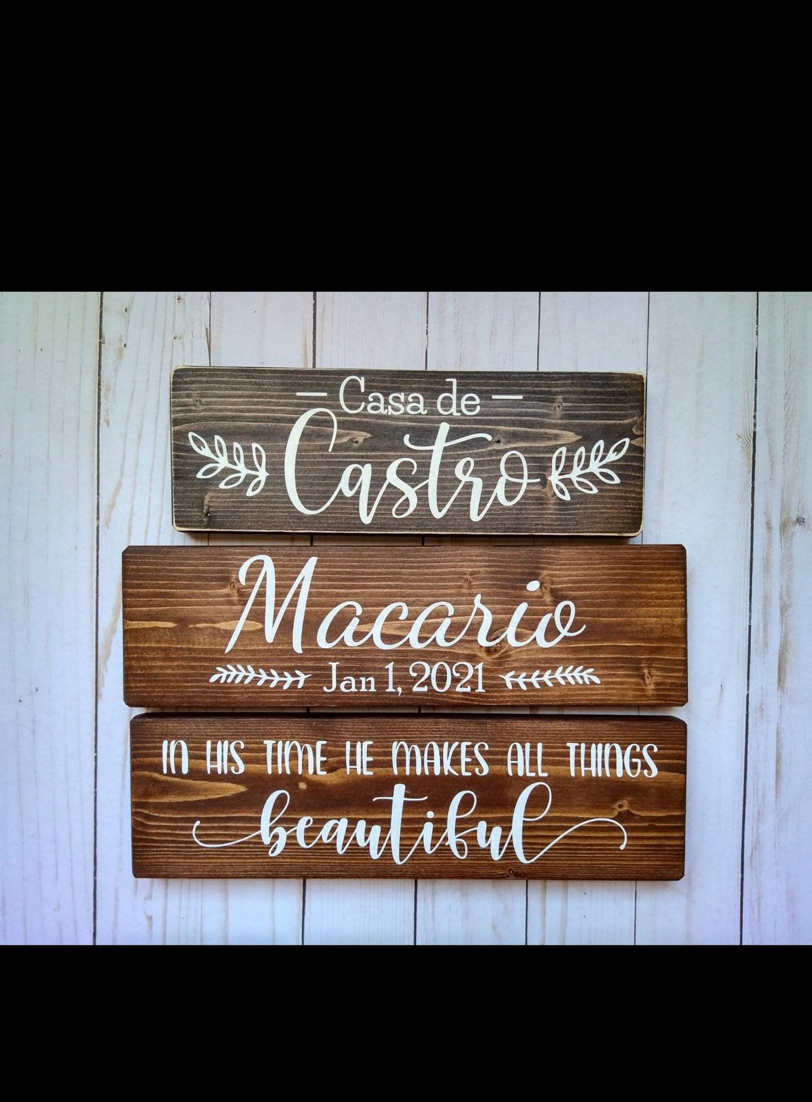 Custom Home Decor Sign Rustic Wood Sign Custom Decor - Etsy