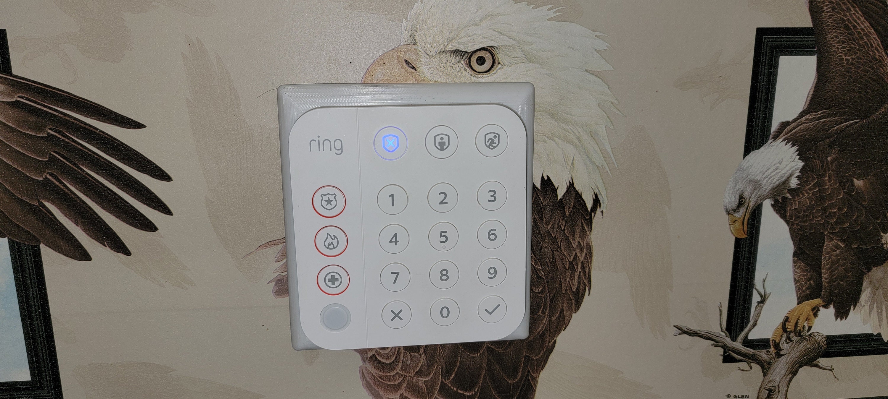 Wall/electrical Box Mount for Ring Alarm Keypad gen 2 for Single Gang ...