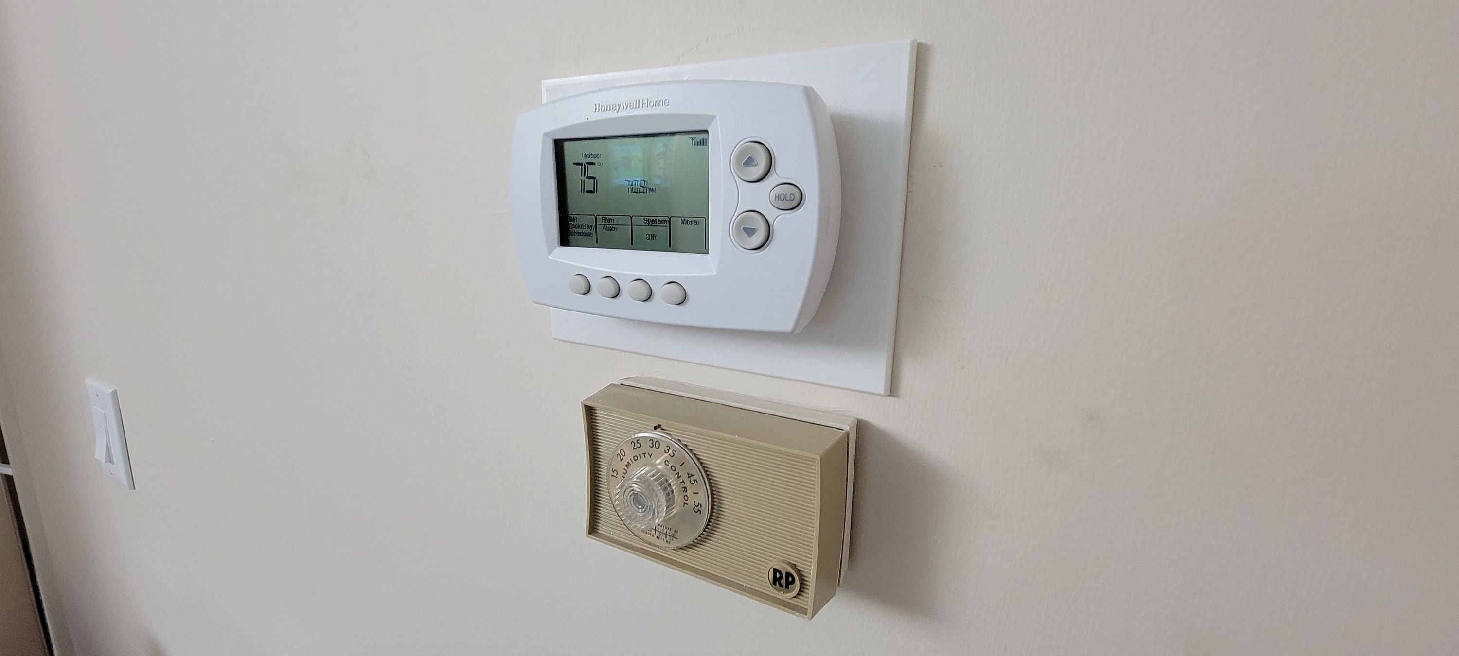 Universal Thermostat Wall Plate, Backplate 3D Printed - Etsy