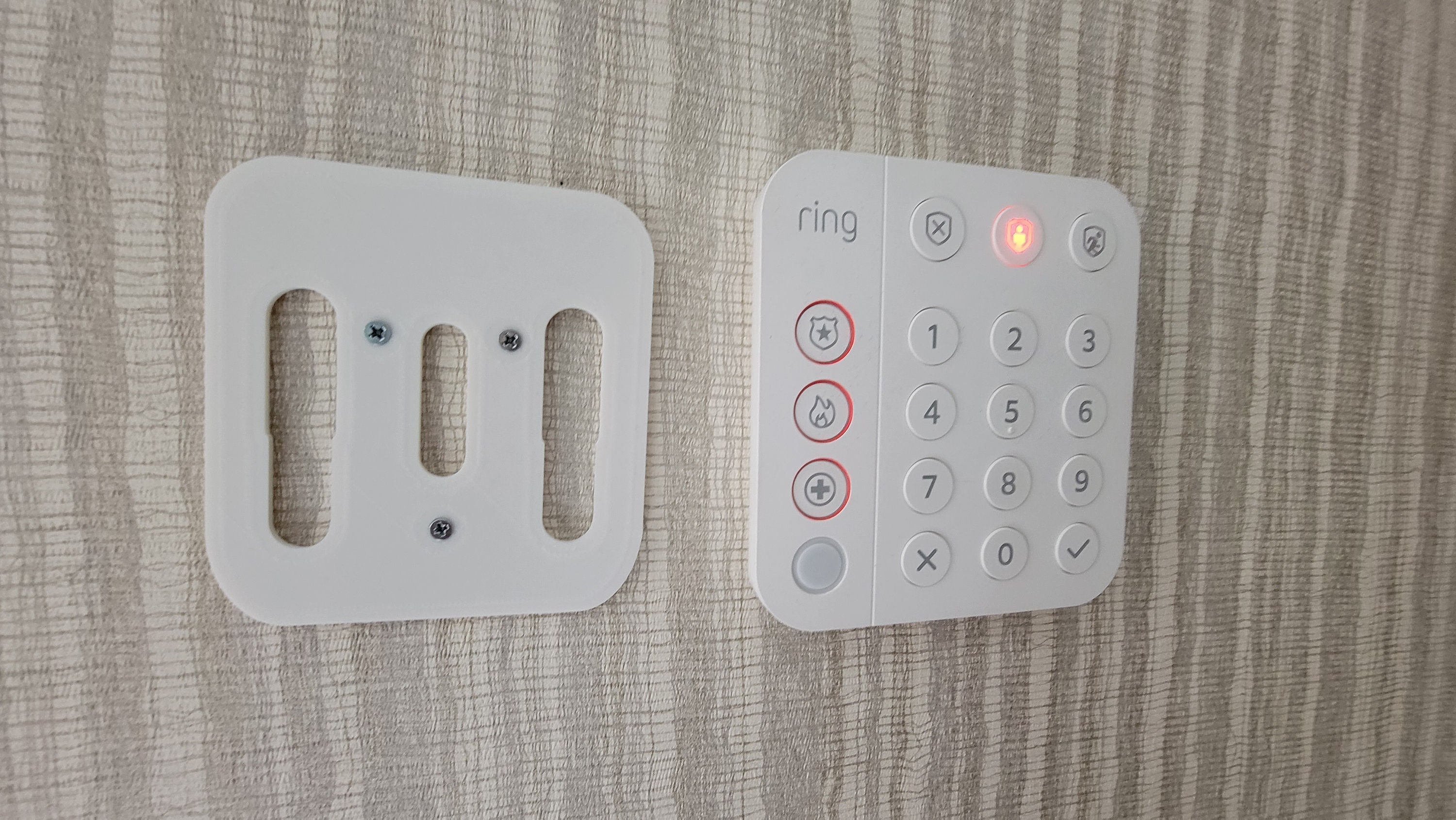 V1 Mounting Plate For Ring Alarm Keypad 3d Printed Etsy