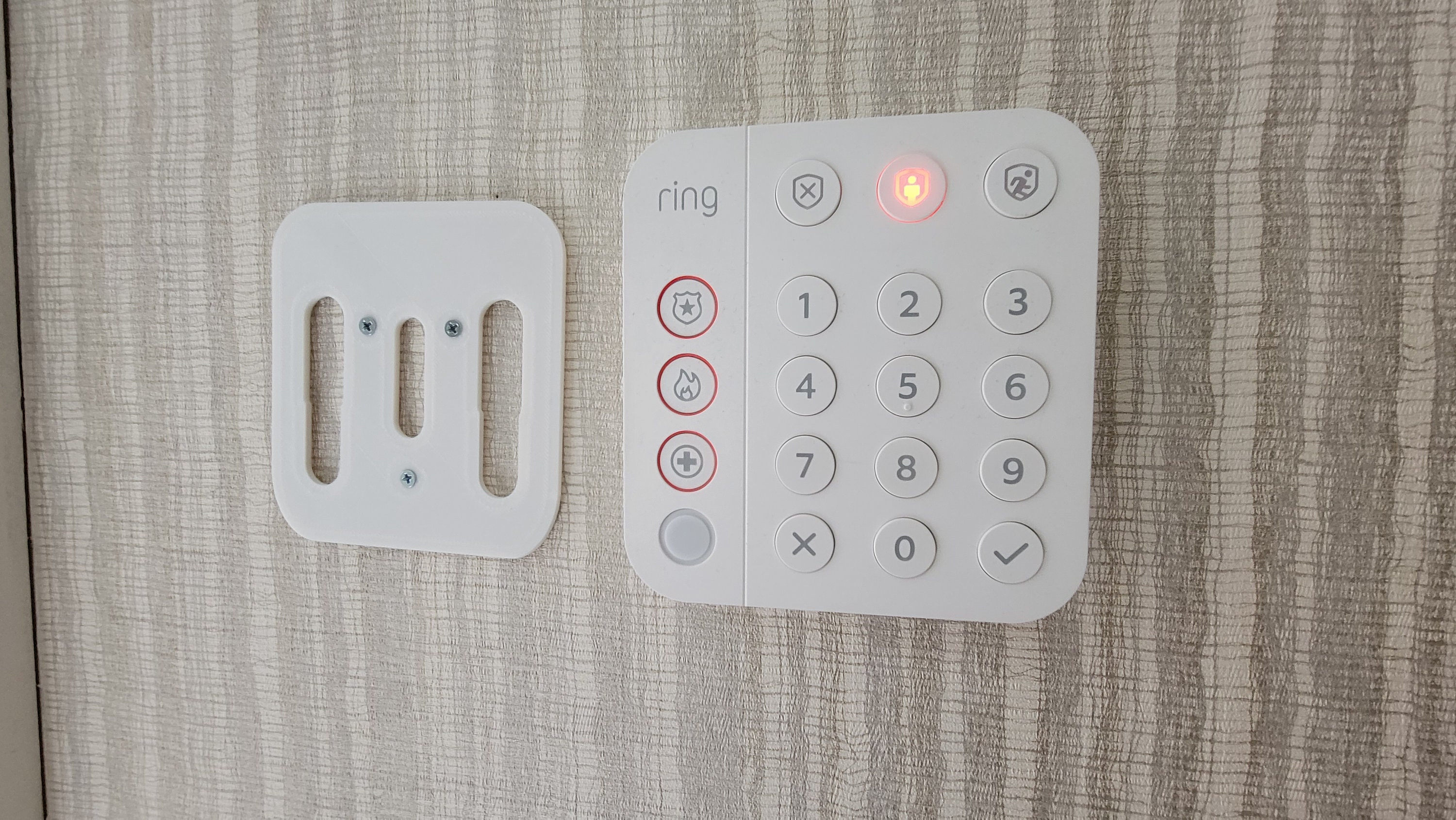 V1 Mounting Plate for Ring Alarm Keypad 3D Printed - Etsy
