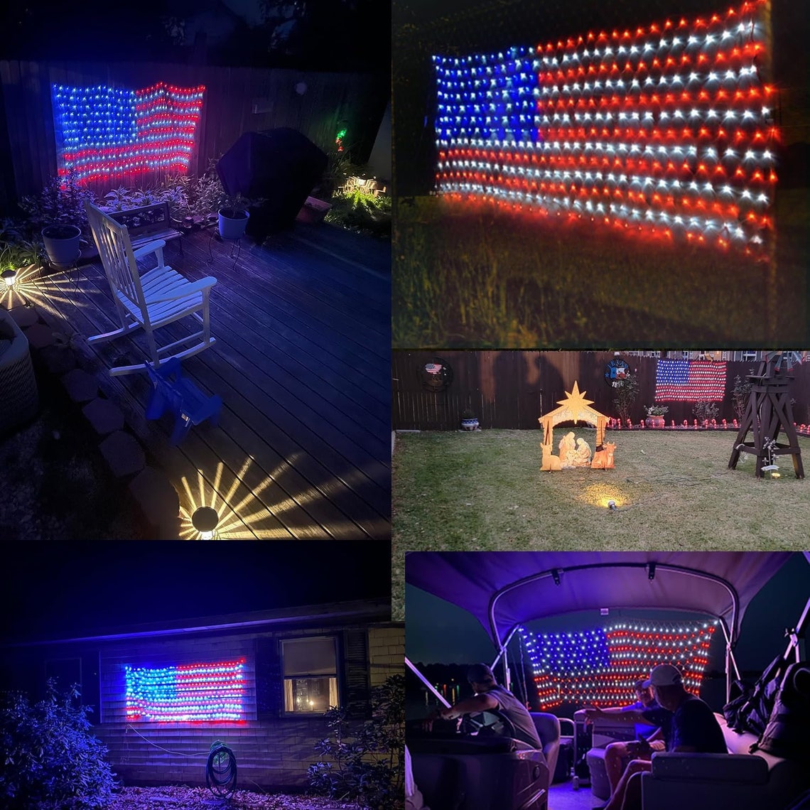 American Flag Lights 4th of July Decorations, Independence Day - Etsy