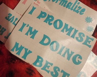 Nervous Driver Sticker - Etsy