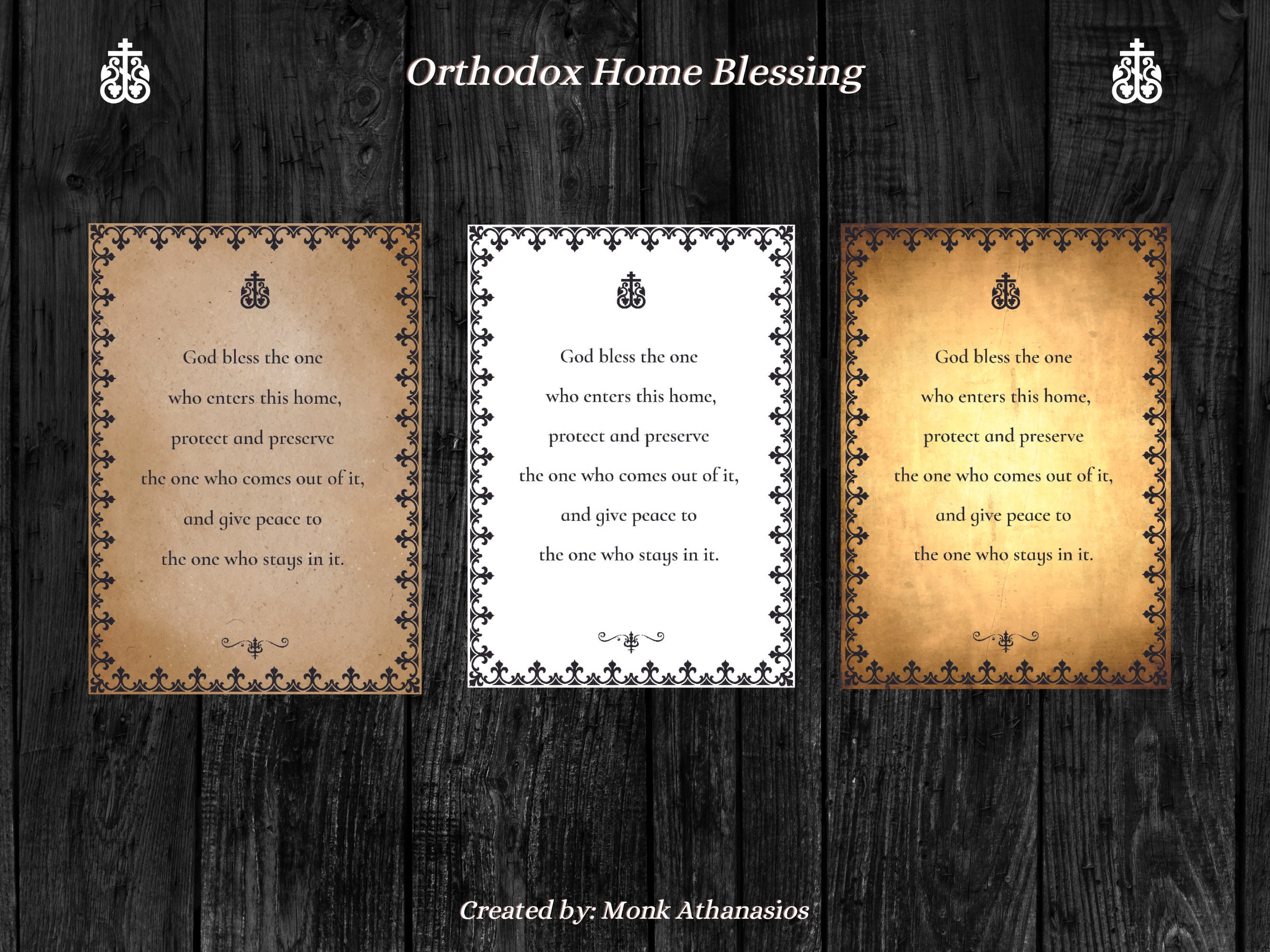 Orthodox Home Blessing Orthodox Wall Decoration Orthodox Home ...