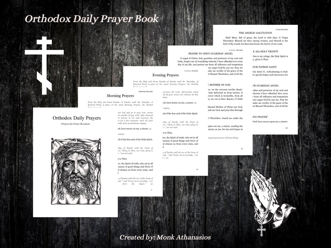 Orthodox Prayer Book Daily Prayer Journal Orthodox Daily Prayers ...