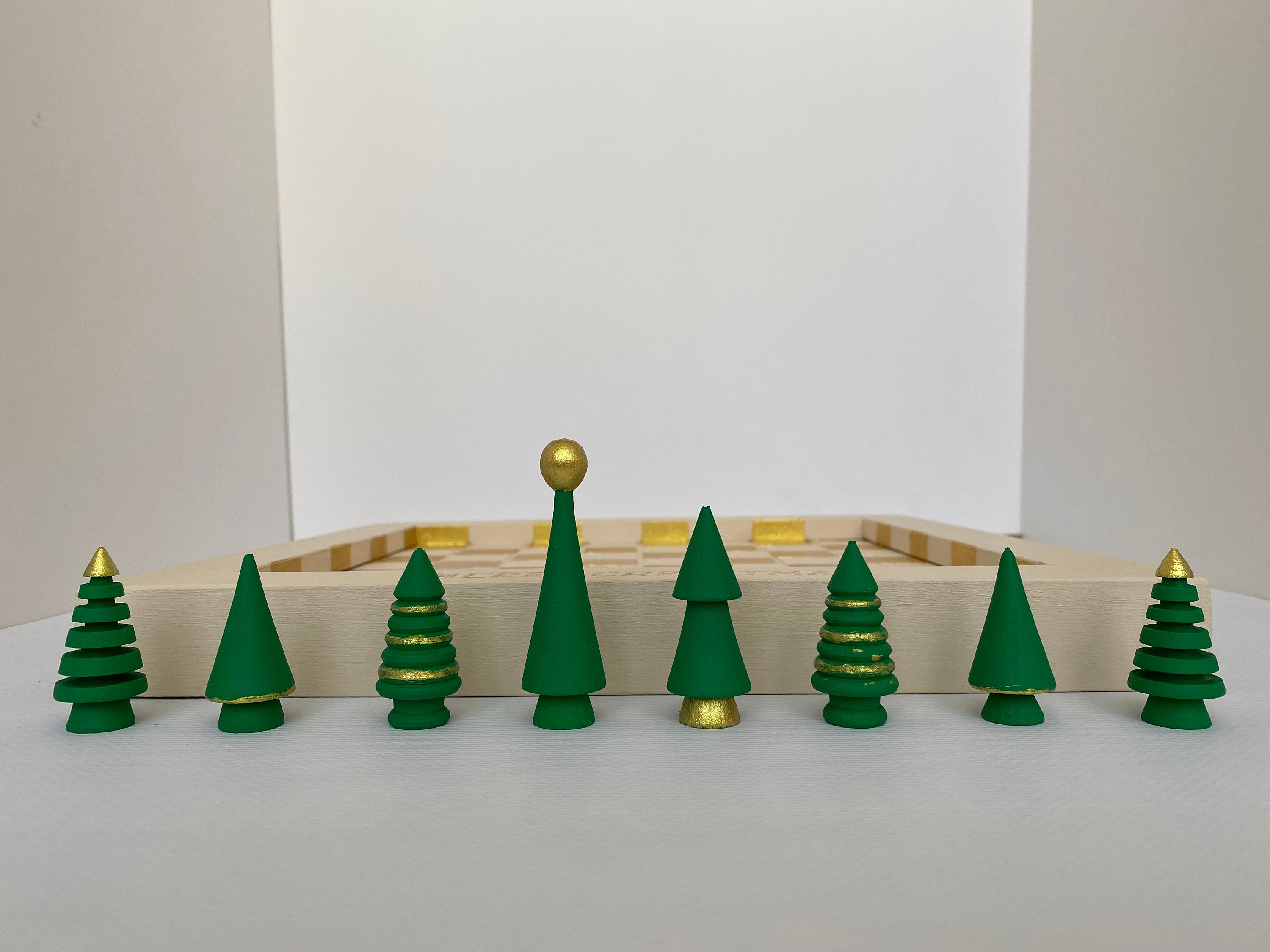 Personalized Wooden Chess Set | Handmade Christmas Gift and Decoration ...