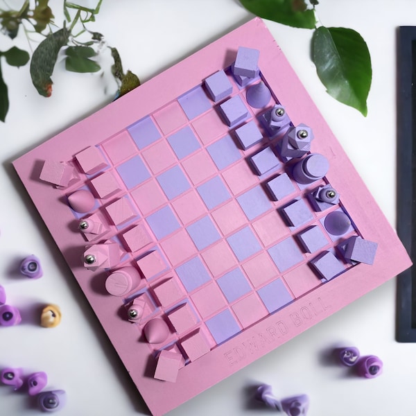 Ceramic Chess Set - Etsy