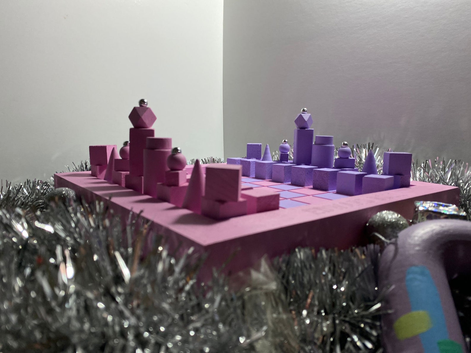 Barbie Unique Design Chess Set - Handmade, Minimalist Style, Pastel ...