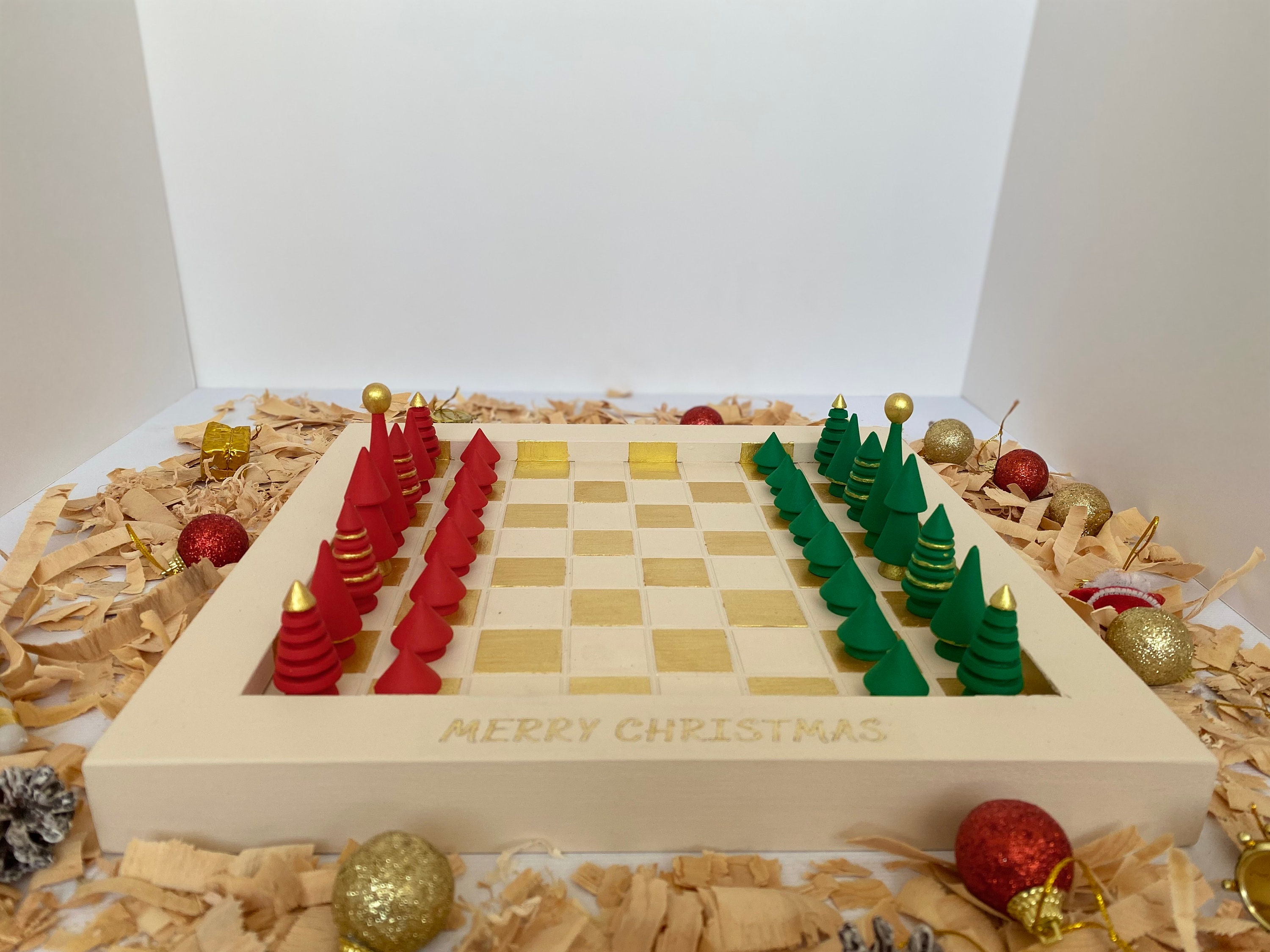 Personalized Wooden Chess Set | Handmade Christmas Gift and Decoration ...