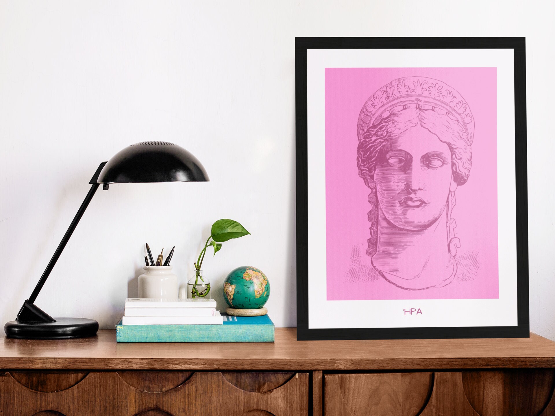 Hera Poster *free Customizable Colour* Wall Art Graphic Vertical Greek ...