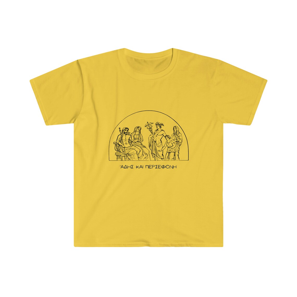 Hades and Persephone With Hermes T-shirt Men Women Clothing Shirt Greek ...