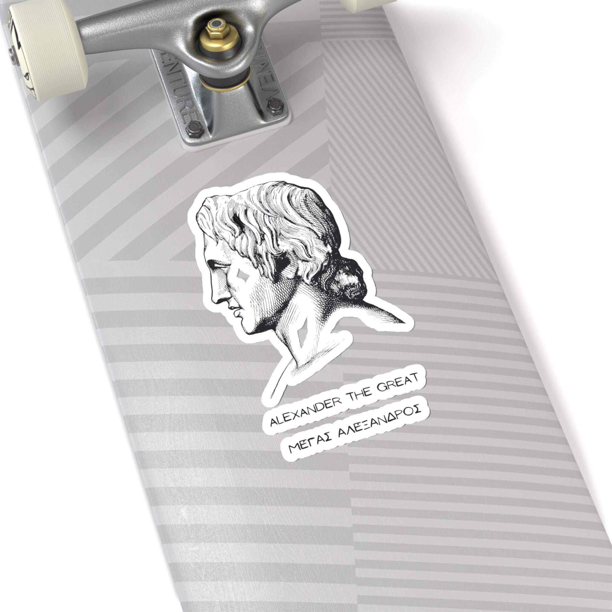 Alexander the Great Sticker Vintage Transparent White Greek Leader King ...