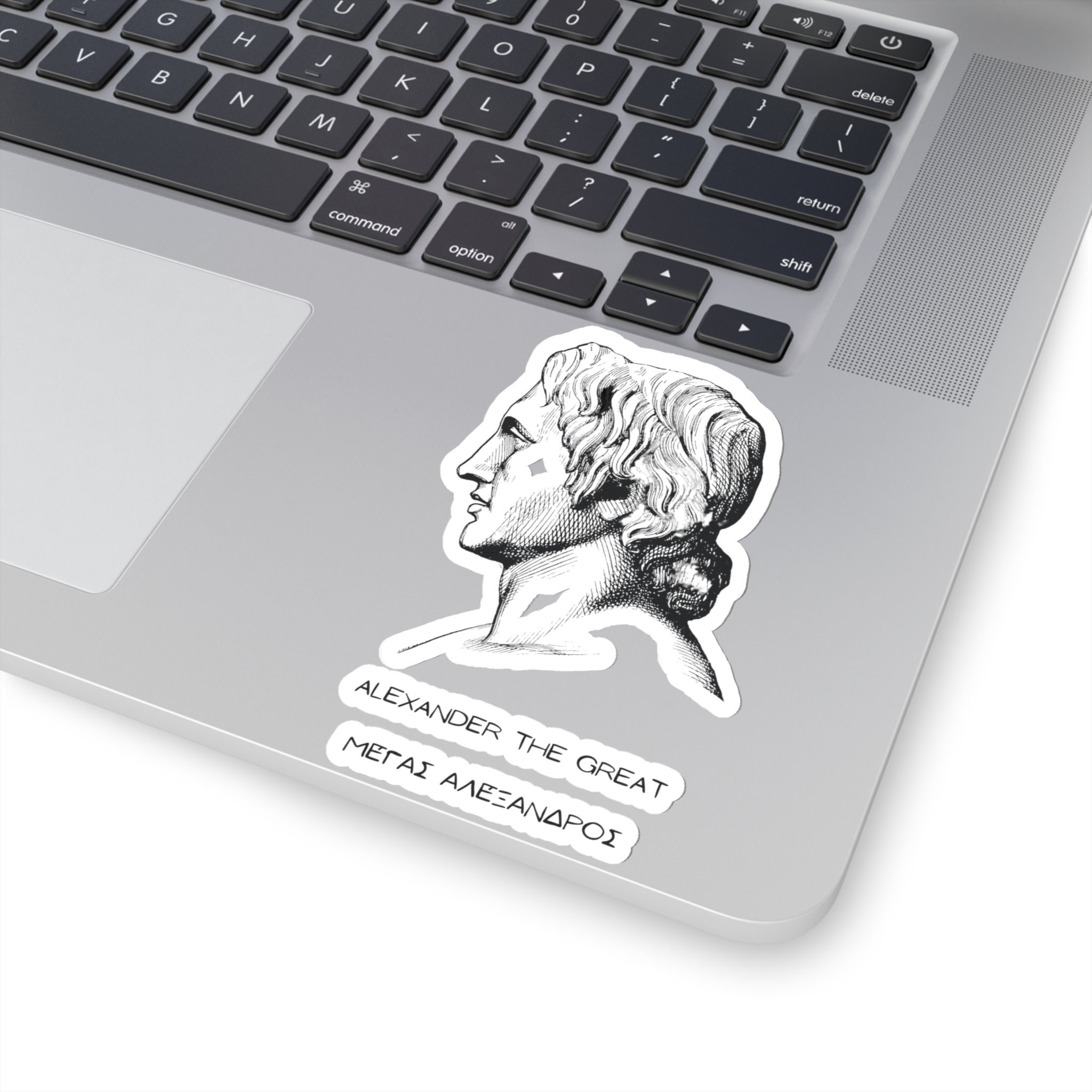Alexander the Great Sticker Vintage Transparent White Greek Leader King ...