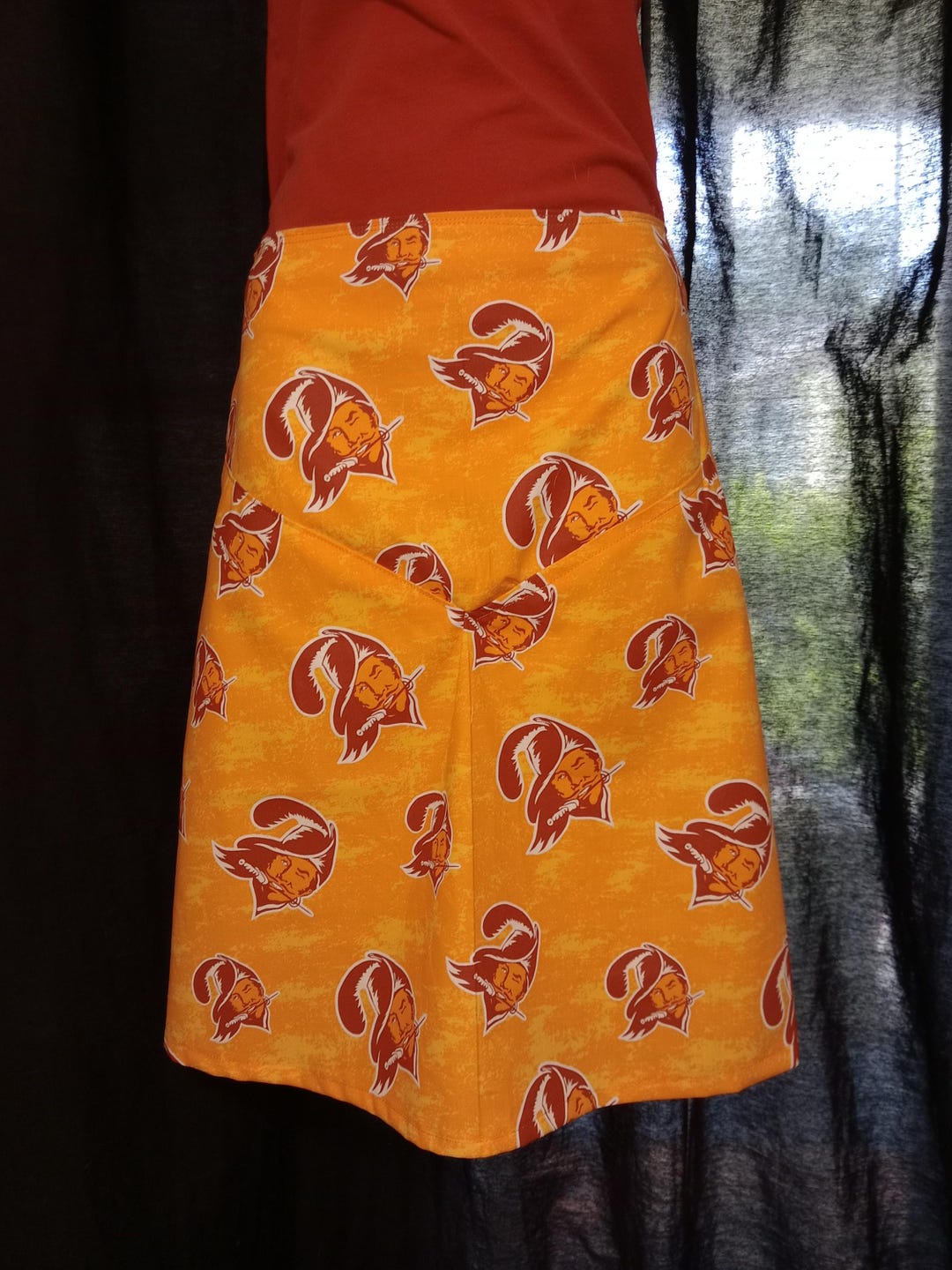 Tampa Bay Buccaneer Skirt, Low-rise, Simple Skirt, Bucs, Custom Sports ...