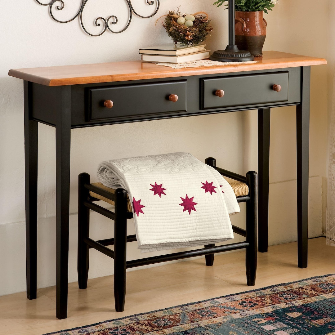 Handcrafted Sofa Hall Table Made in Maine - Etsy