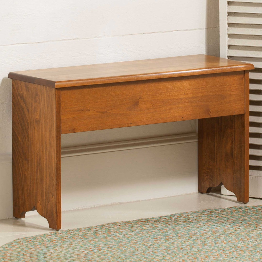 Shaker Large Storage Bench Made in Maine - Etsy