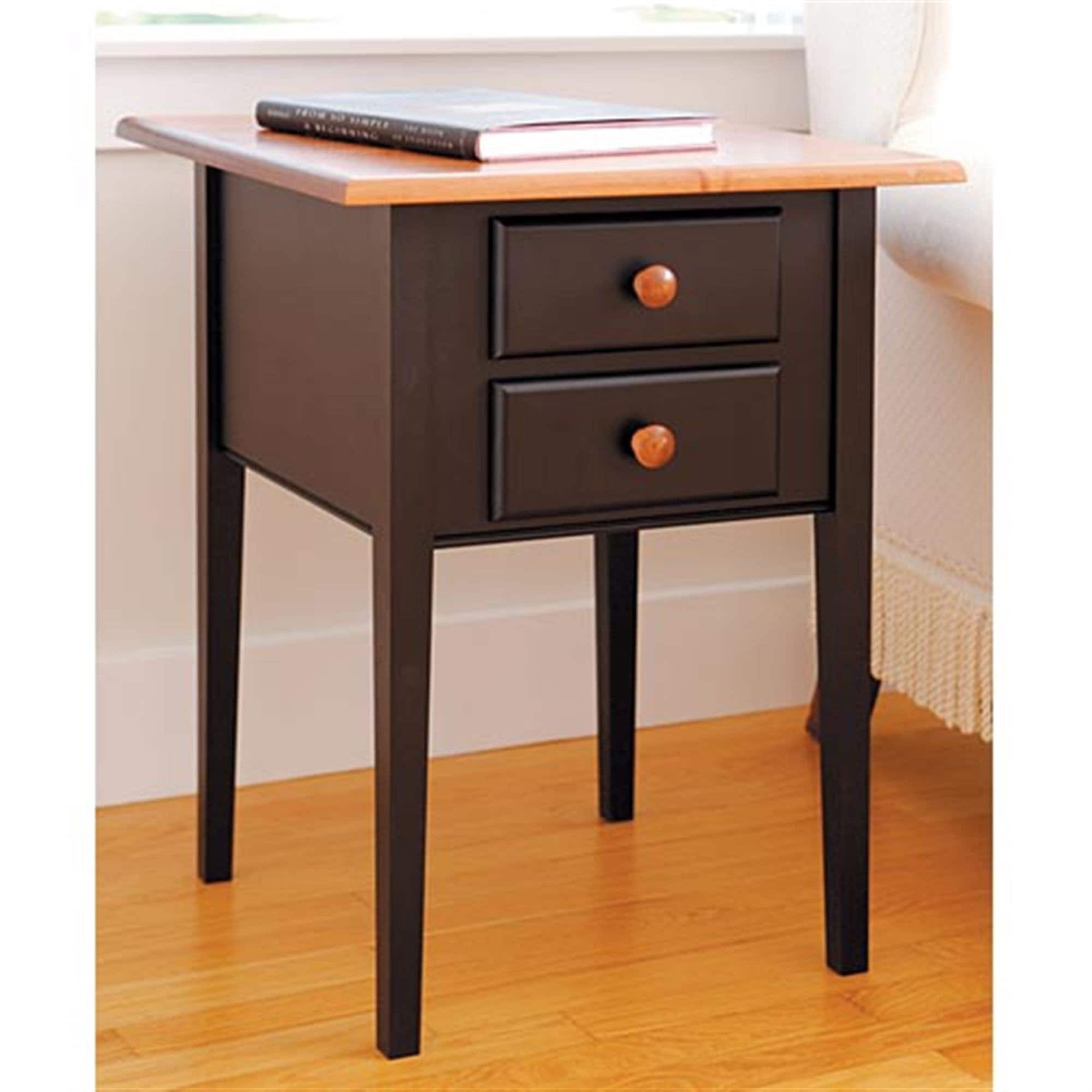 Handcrafted Shaker Two Drawer Table Made in Maine - Etsy