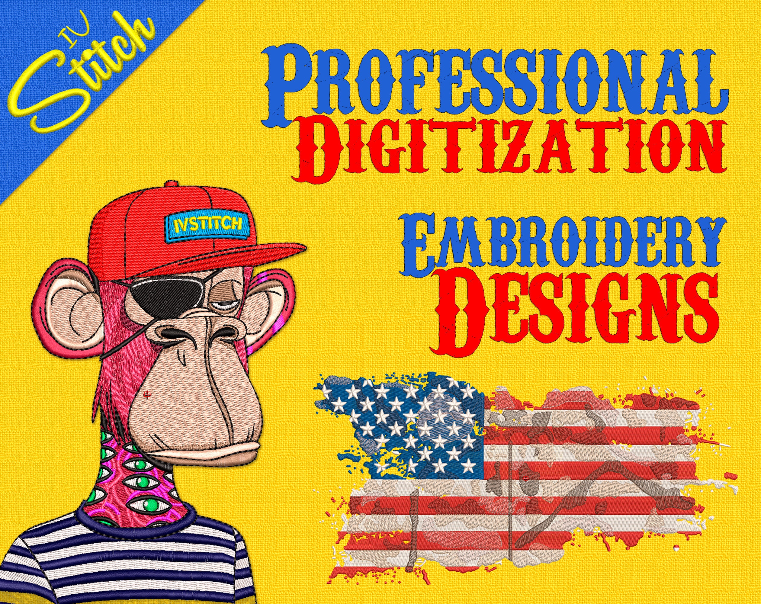 Custom Digitizing Embroidery Designs - Etsy