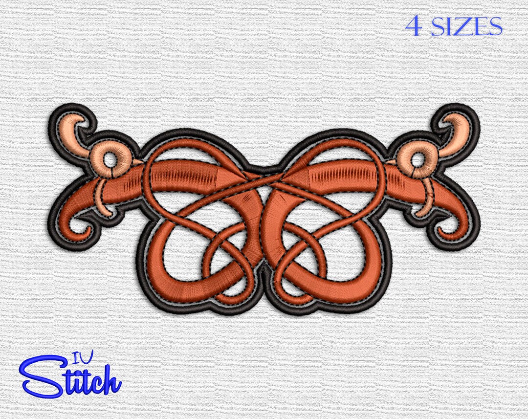Traditional Celtic Knot Embroidery Design, 4 Sizes, Multiformat - Etsy