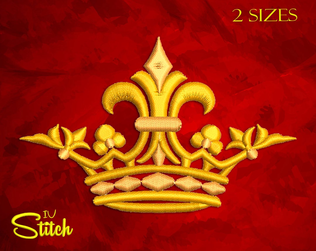 Baron's Crown Embroidery Designs, 2 Sizes, Multiformat - Etsy
