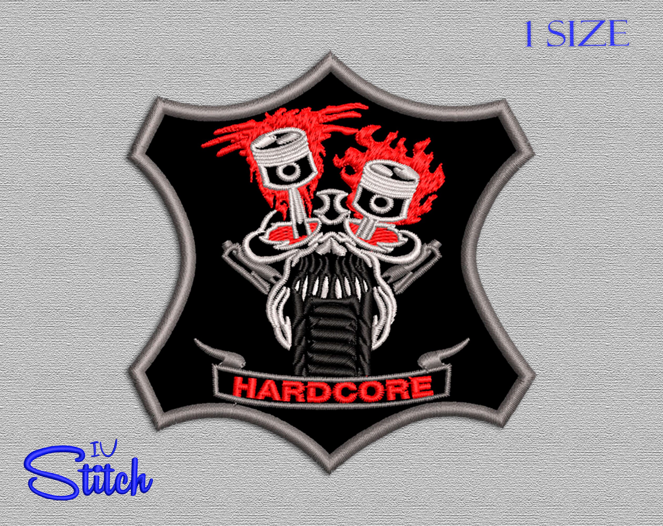 Biker Patches Collection 4 Embroidery Designs 10 Designs 1 - Etsy