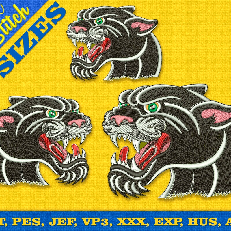 Panthers Embroidery - Etsy