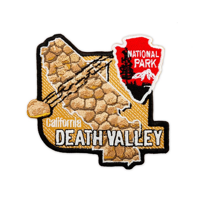 Death Valley Embroidered Iron-on Patch – California National Park for ...
