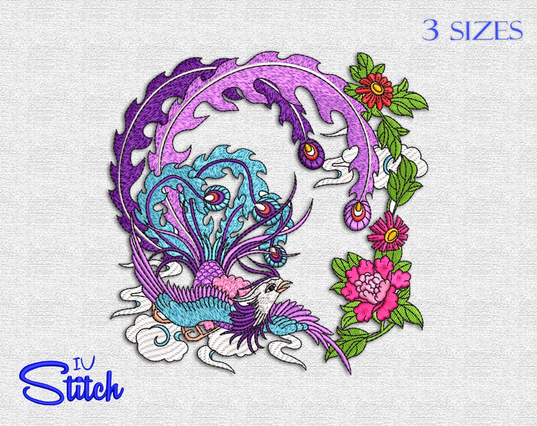 Bird of Dream Embroidery Designs, 3 Sizes, Multiformat - Etsy