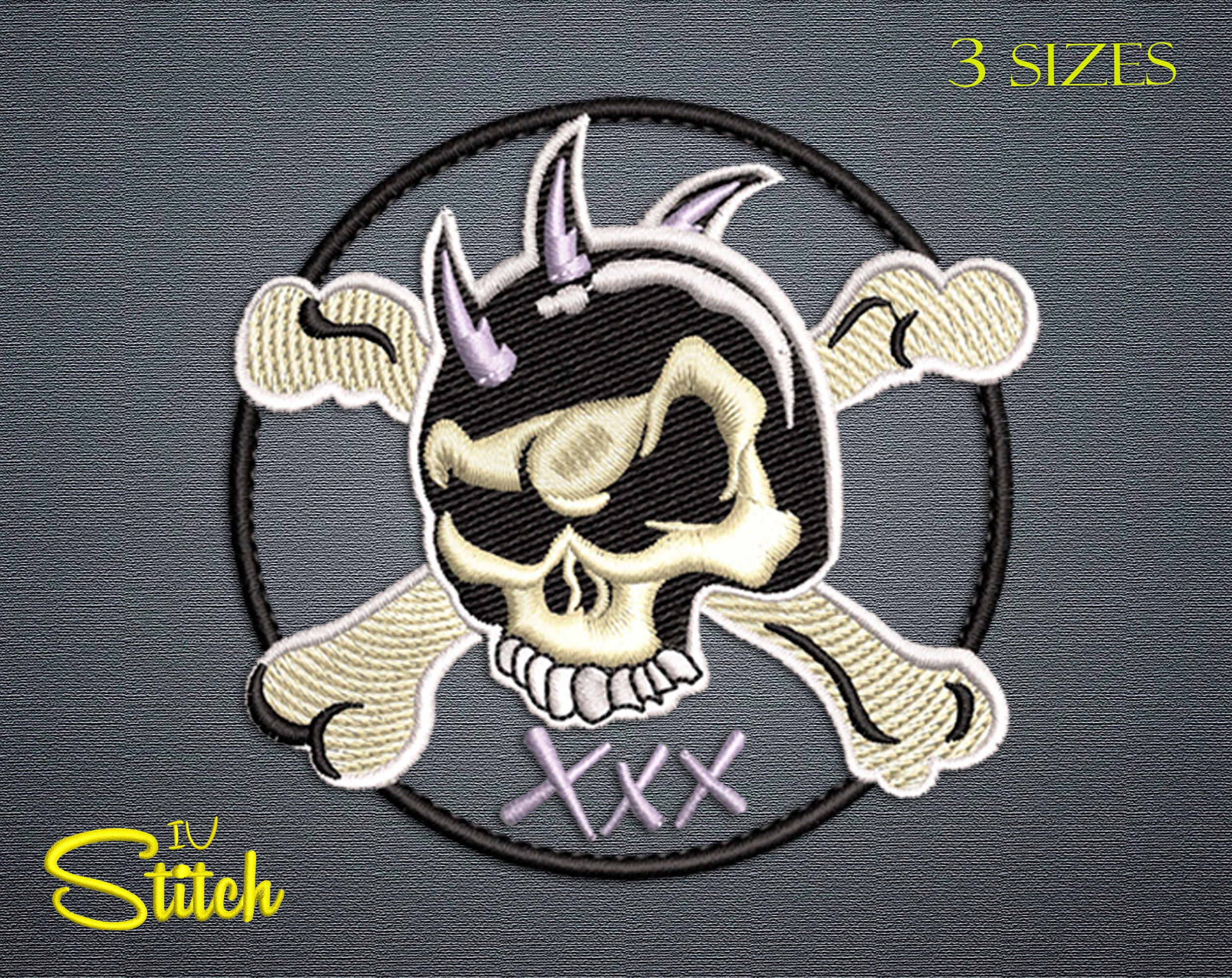 Biker Patches Collection 2 Embroidery Designs 12 Designs 3 - Etsy