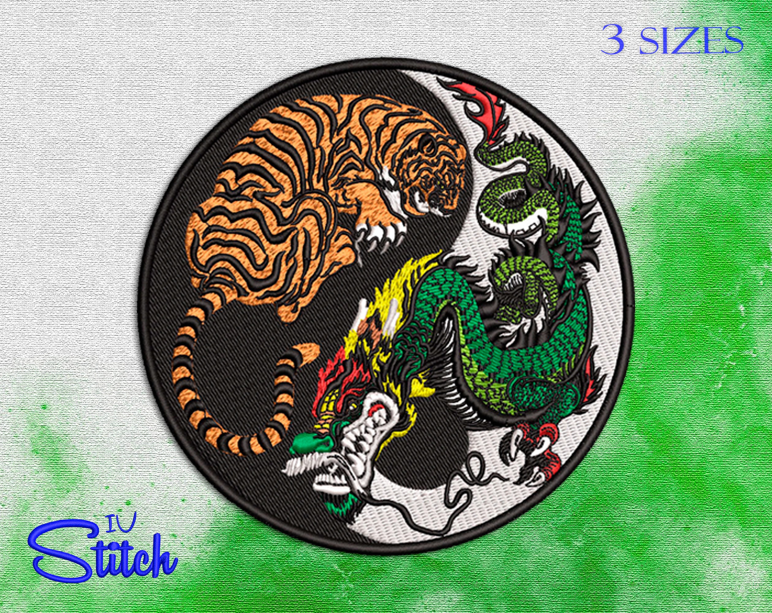 Yin Yang Collection Embroidery Designs, 12 Designs, Multiformat ...