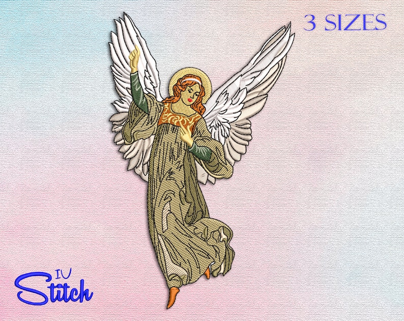 Vintage Christmas Angel Embroidery Designs 3 Sizes - Etsy Australia