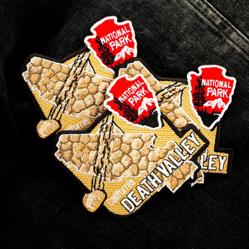 Death Valley Embroidered Iron-on Patch – California National Park for ...