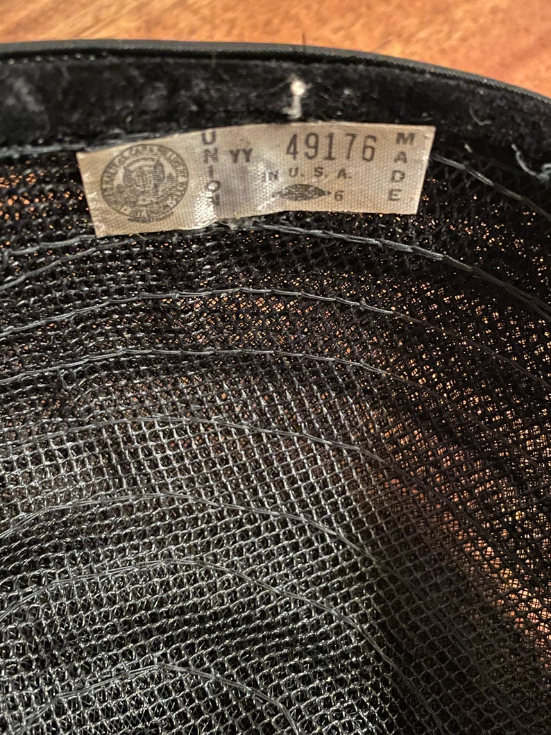Black Vintage Union Made Hat - Etsy