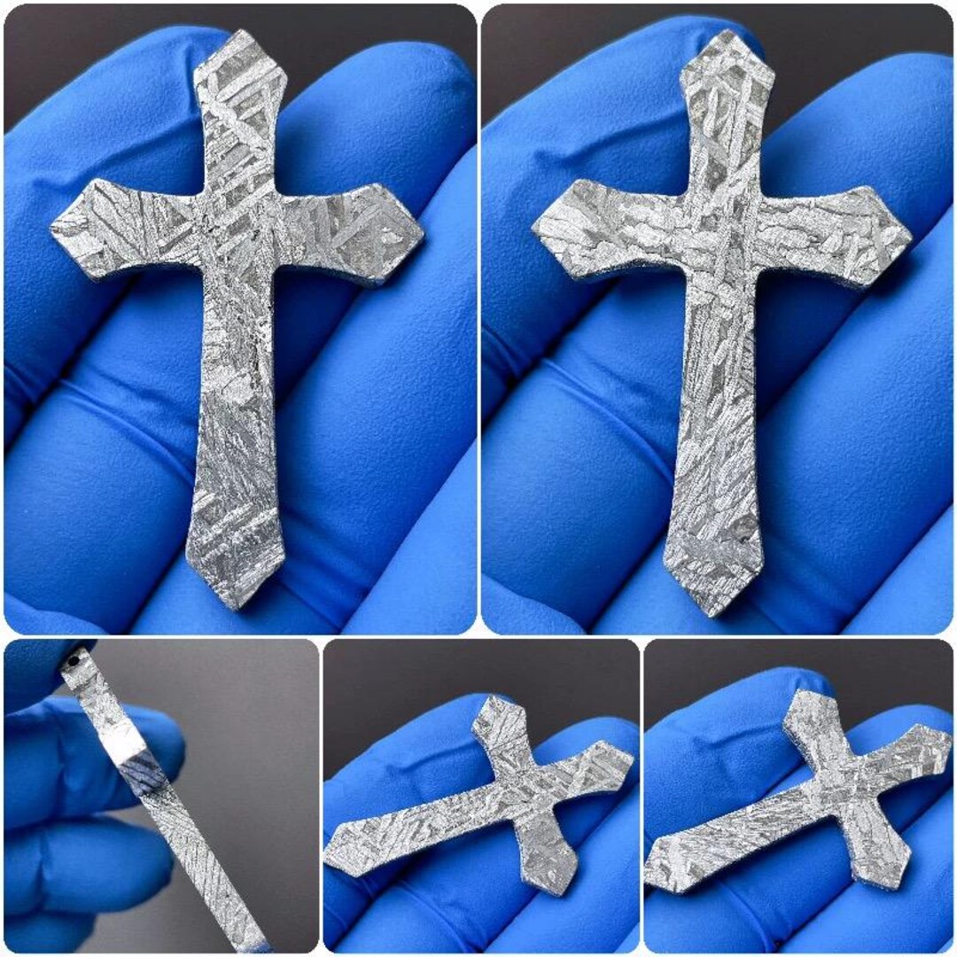 Unique Iron Meteorite Cross Pendant Gift for Spiritual,guardian of ...