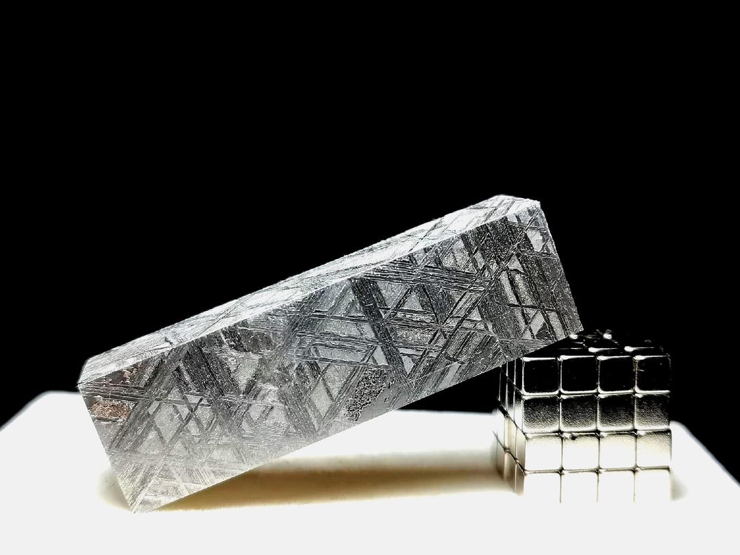 Flawless Muonionalusta Meteorite/meteorite Cuboid/muonionalusta Cuboid ...