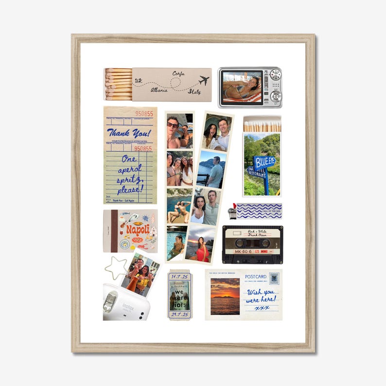 Printable Matchbox Matchbook Travel Backpacking Custom Poster ...