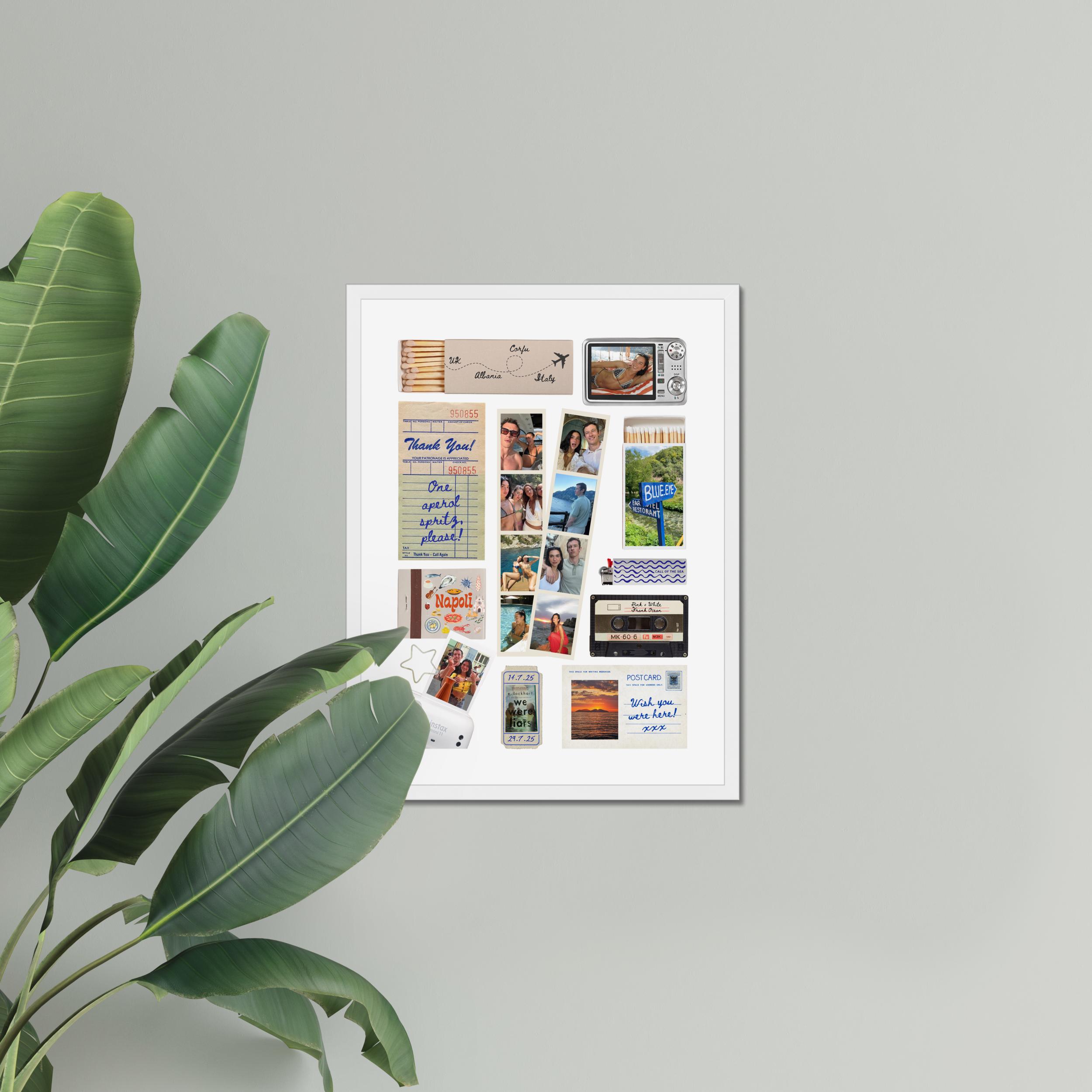 Printable Matchbox Matchbook Travel Backpacking Custom Poster ...