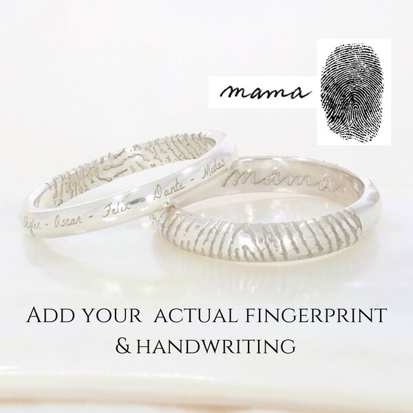 Fingerprint Ring - Etsy