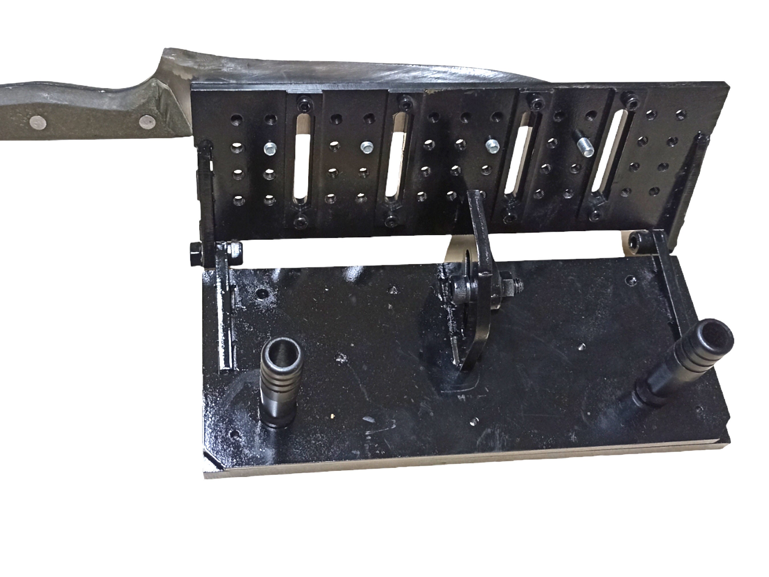 250mm Knife Bevel Jig Plan - Blade Making Guide Plan - Knife Grinding ...