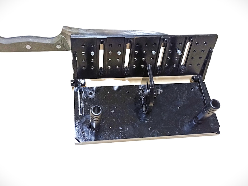 250mm Knife Bevel Jig Plan - Blade Making Guide Plan - Knife Grinding ...