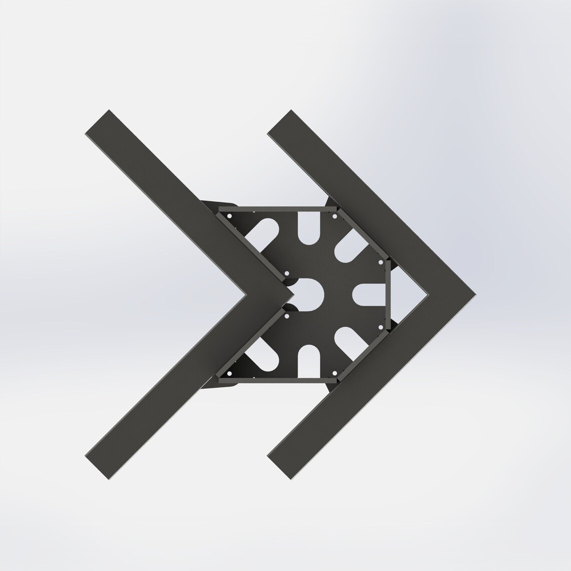 300mm12inch 90-45 Degree Welding Square-dxf-plans - Etsy