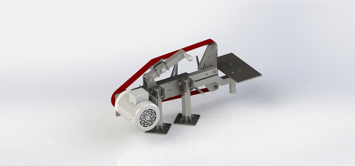 Belt Grinder Tilts 90 Degrees Dxf Step svg Files - Etsy