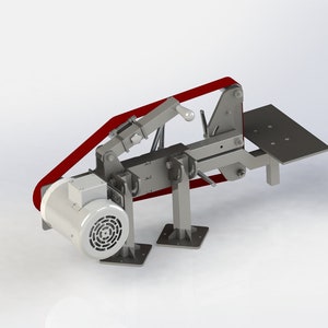 Belt Grinder - Tilts 90 Degrees - Dxf - Step -svg Files - Etsy